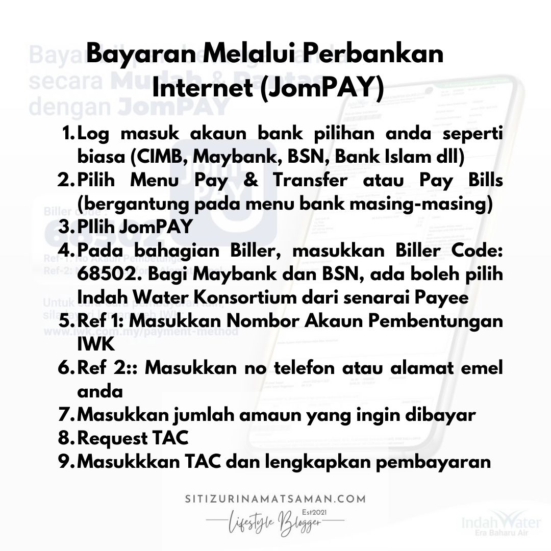 Indah Water Cara Mudah Semak Dan Bayar E-Bill IWK 2023